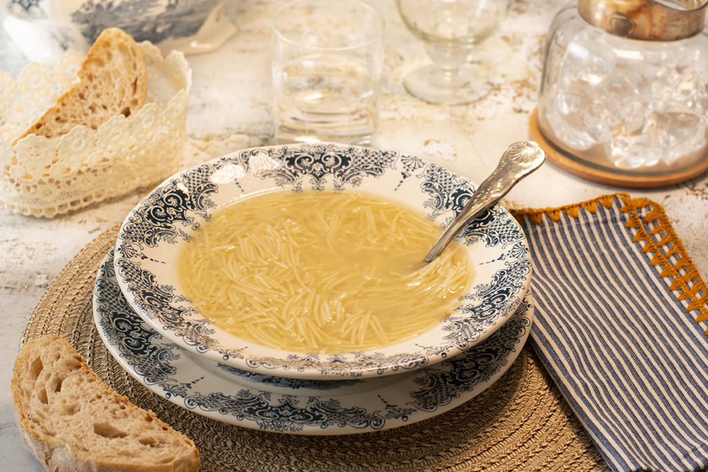 Sopa clásica de fideos - La Cocina de Frabisa La Cocina de Frabisa