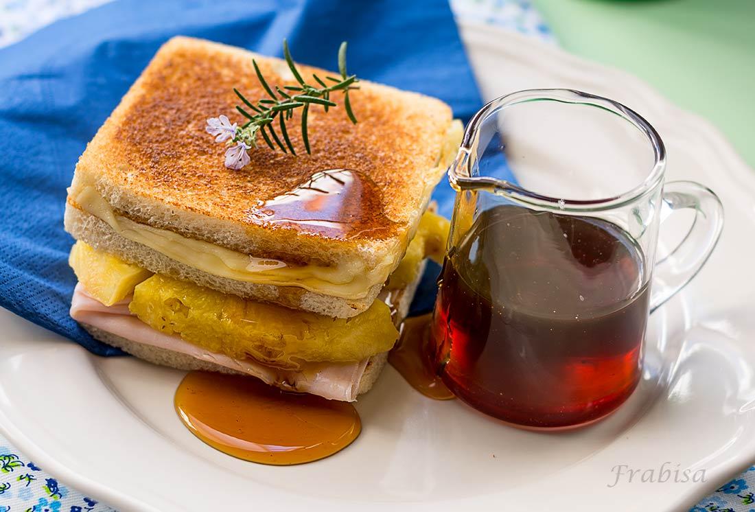 Sandwich con Piña y Miel - La Cocina de Frabisa La Cocina de Frabisa