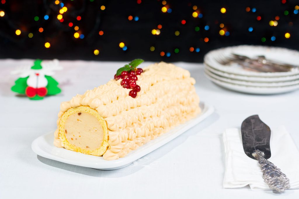 Tronco de Navidad de turrón - La Cocina de Frabisa La Cocina de Frabisa
