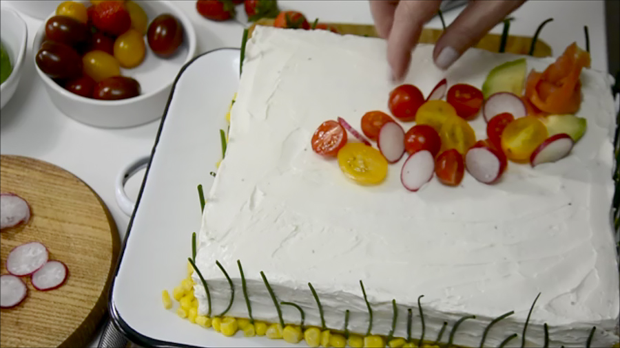 Pastel "sandwich" de verano. Fiesta - La Cocina de Frabisa La Cocina de ...