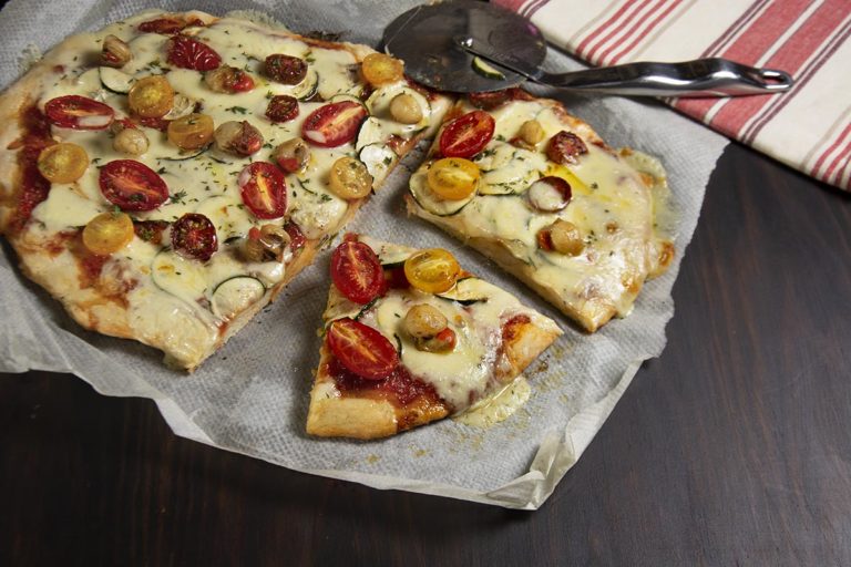 Pizza de calabacin y zamburiñas. Riquísima - La Cocina de Frabisa La ...