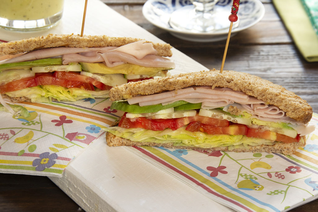 Sandwich integral vegetal con queso y huevo. Bajo en calorías - La ...
