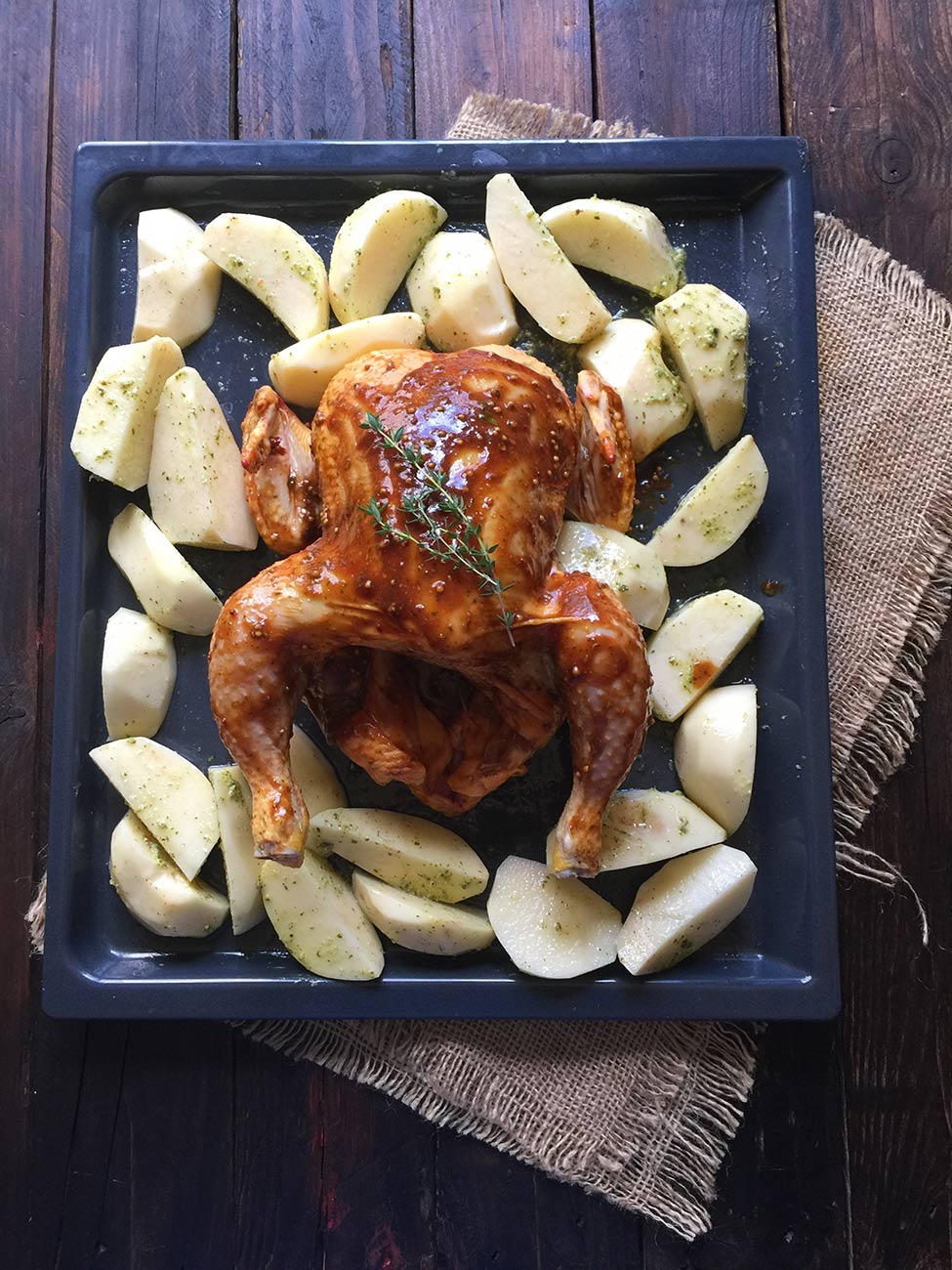 Pollo asado con Salsa Barbacoa - La Cocina de Frabisa La Cocina de Frabisa