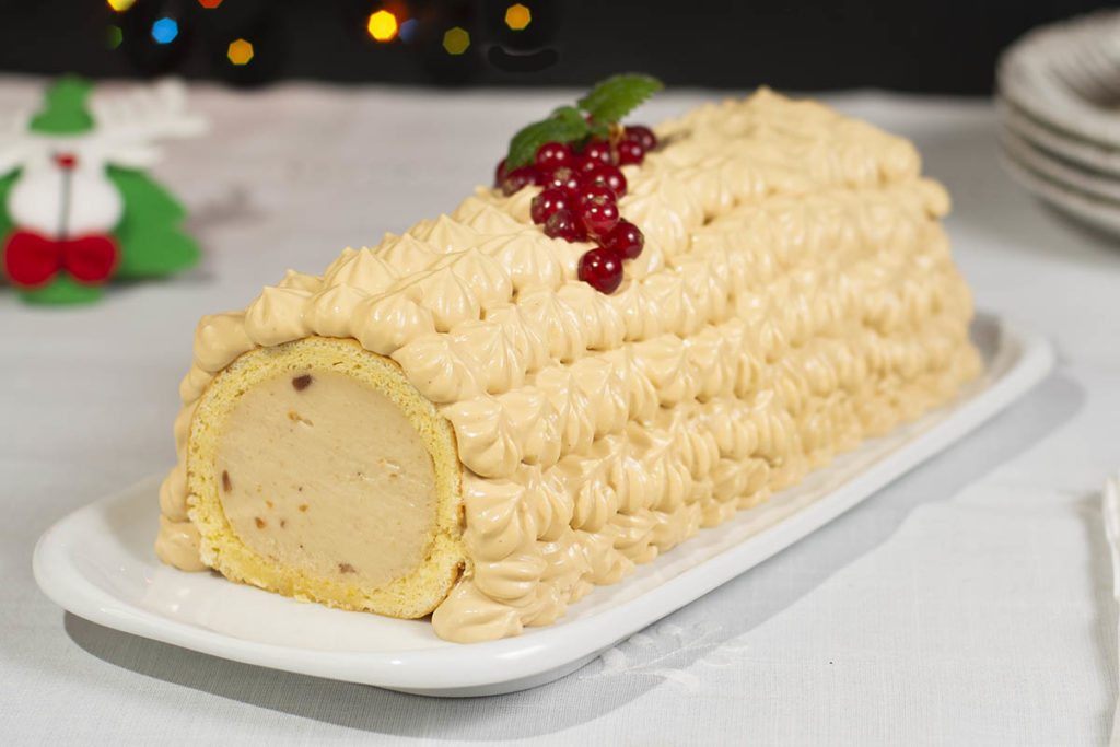 Tronco de Navidad de turrón - La Cocina de Frabisa La Cocina de Frabisa