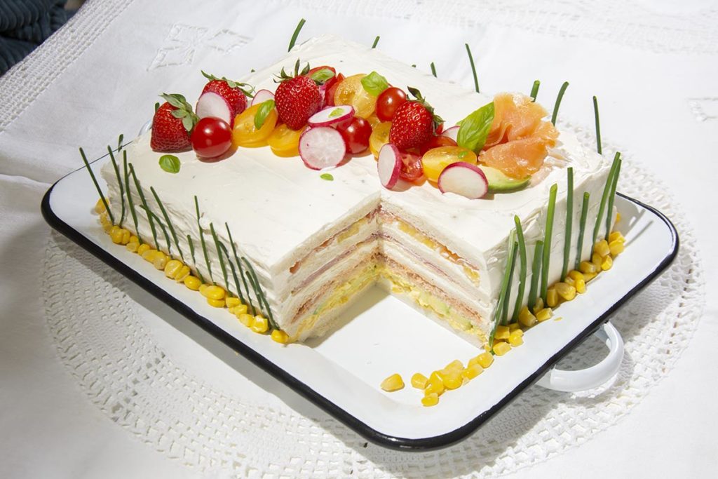 Pastel "sandwich" de verano. Fiesta - La Cocina de Frabisa La Cocina de ...