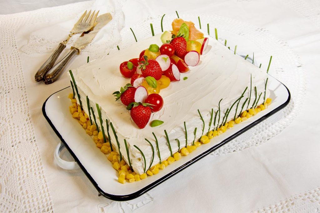Pastel "sandwich" de verano. Fiesta - La Cocina de Frabisa La Cocina de ...