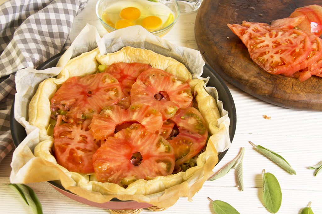 Pastel de puerro, tomate y jamón - La Cocina de Frabisa La Cocina de ...