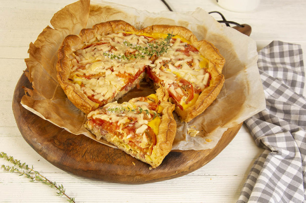 Pastel de puerro, tomate y jamón - La Cocina de Frabisa La Cocina de ...