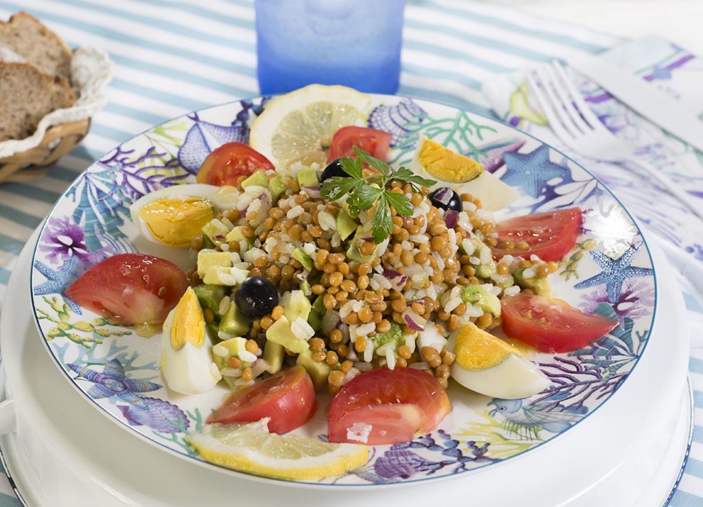 Ensalada De Arroz Y Lentejas Saludable La Cocina De Frabisa La