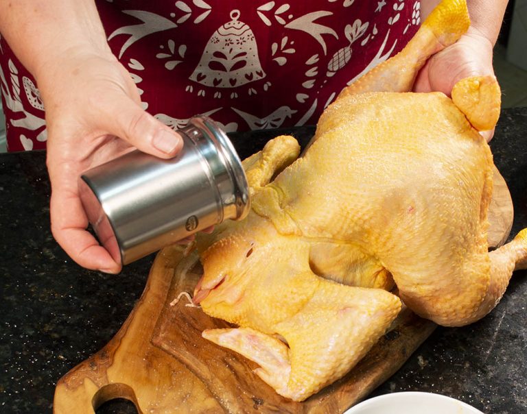 Pularda del Convento asada con salsa CUMBERLAND - La Cocina de Frabisa ...