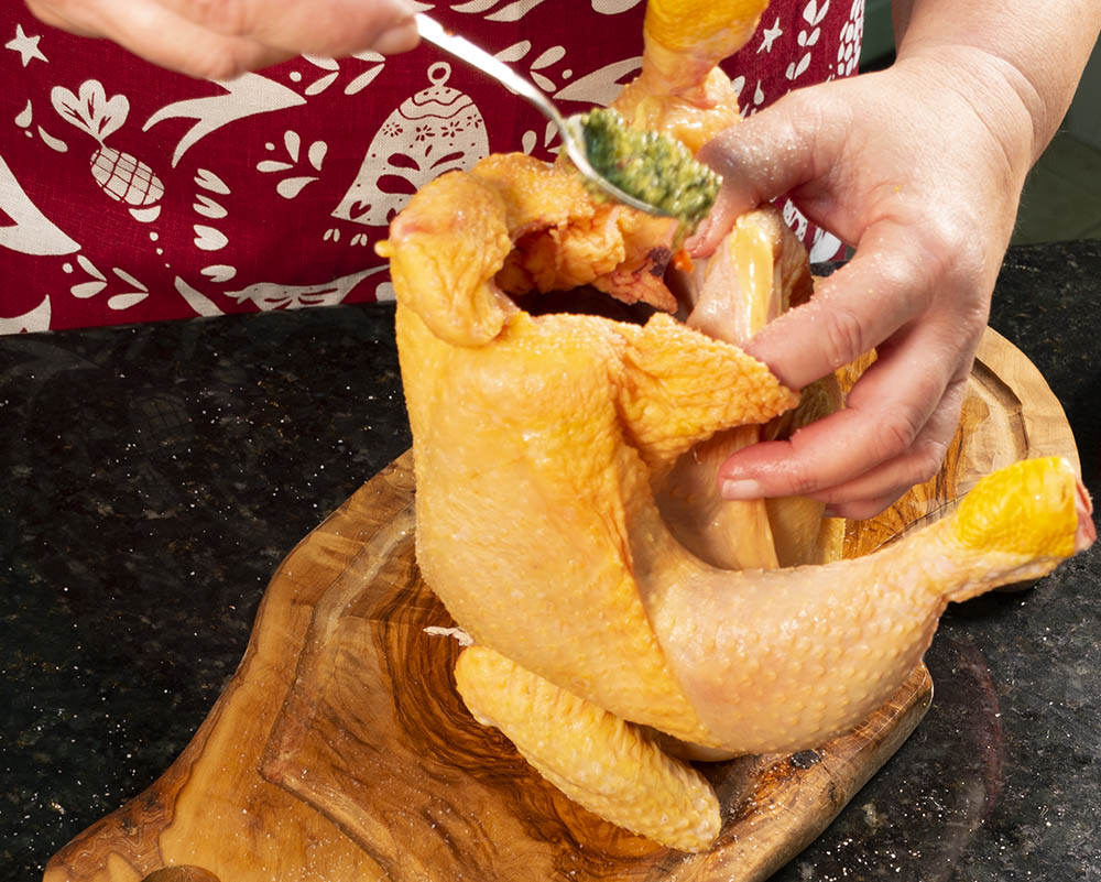 Pularda del Convento asada con salsa CUMBERLAND - La Cocina de Frabisa ...