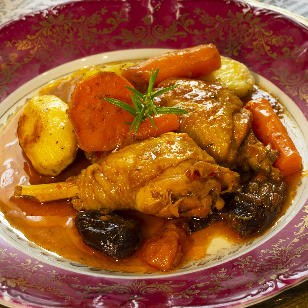 Tajín de pollo con ciruelas y orejones. - La Cocina de Frabisa La ...