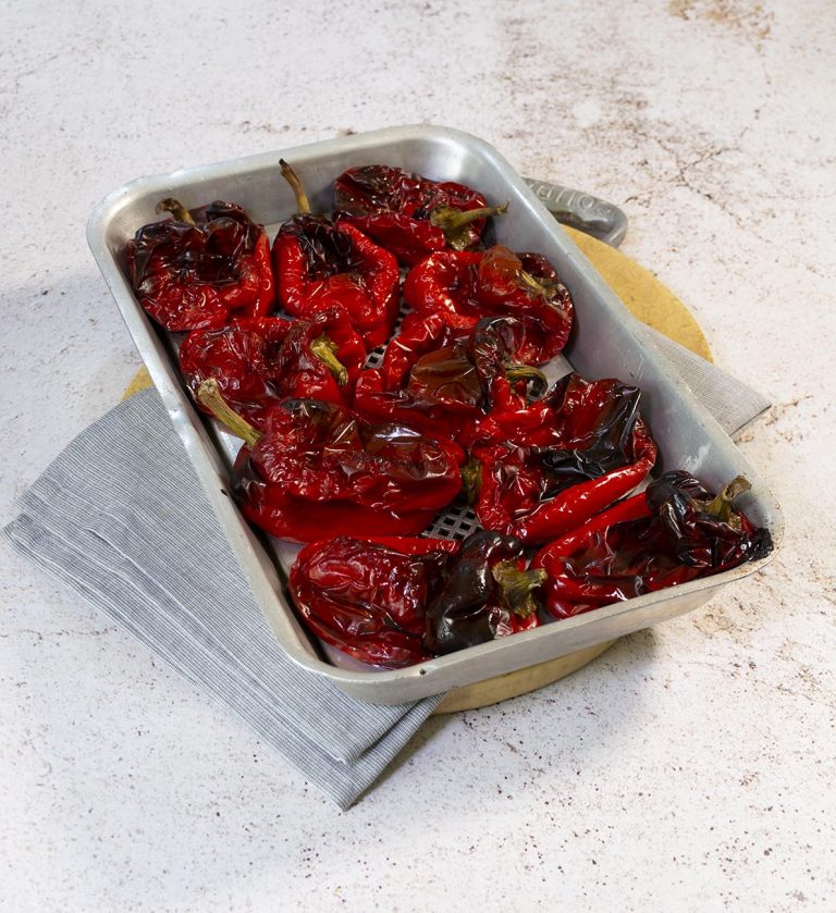 Pimientos morrones asados al horno. Conservas - La Cocina de Frabisa La ...