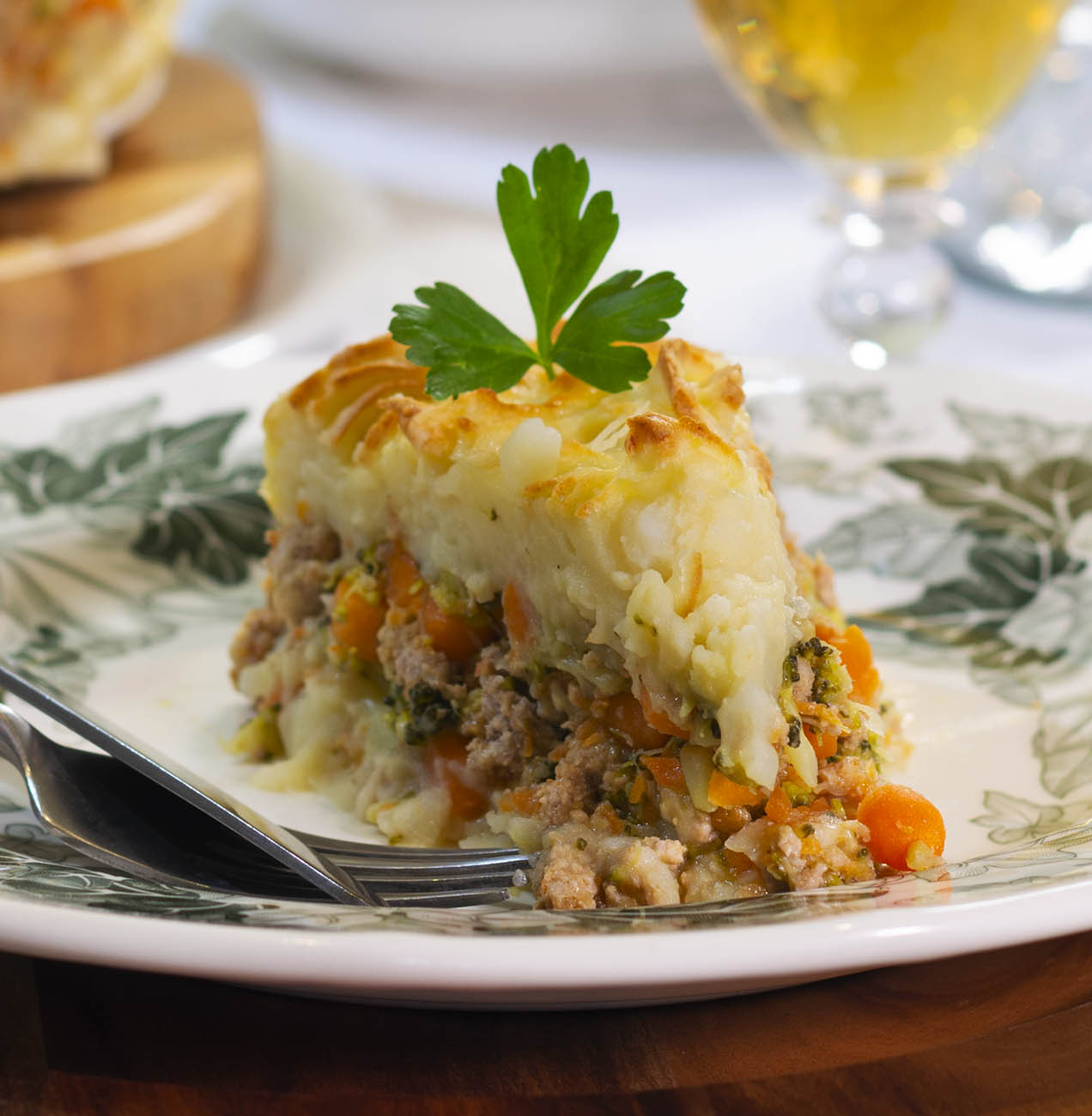 Pastel de puré de patata relleno de carne y verduras. VIDEO - La Cocina ...