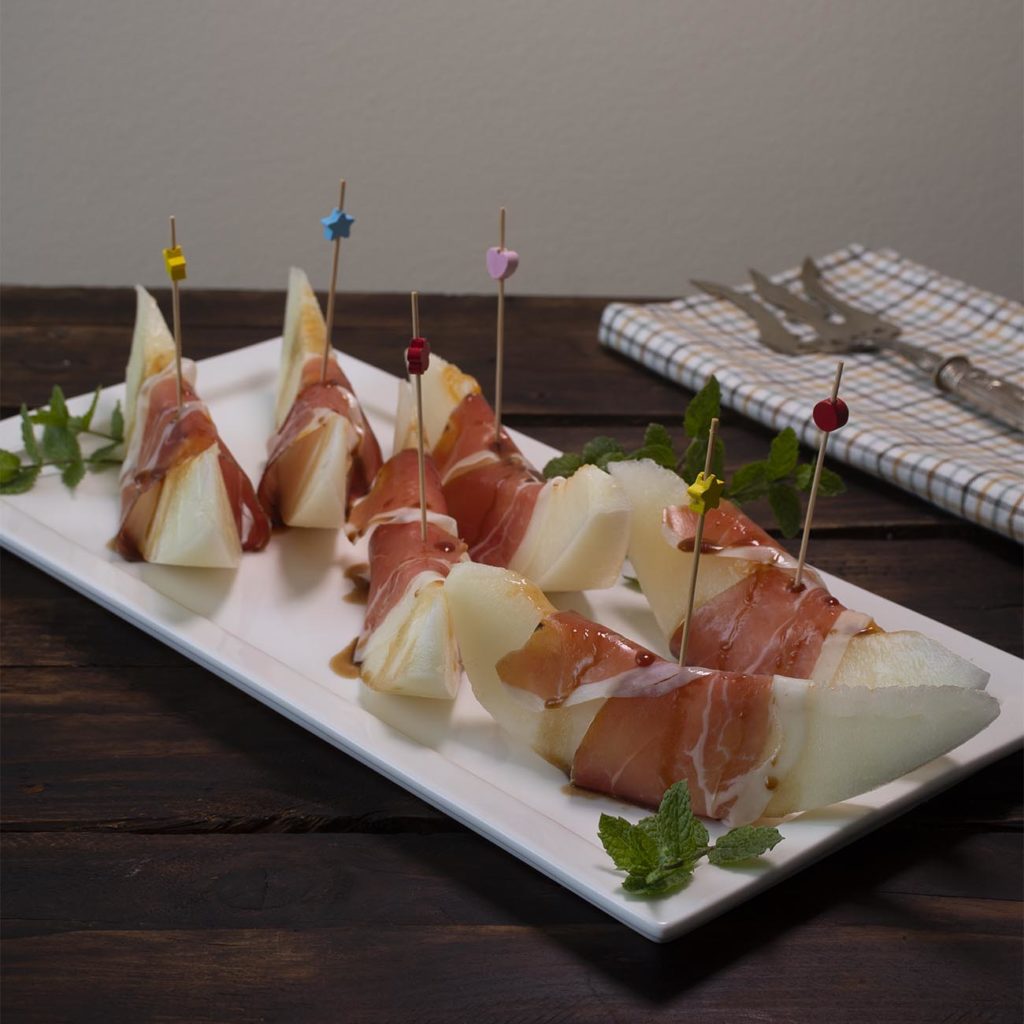 Melón con jamón con vinagreta dulce. NIVEL CELESTIAL - La Cocina de ...
