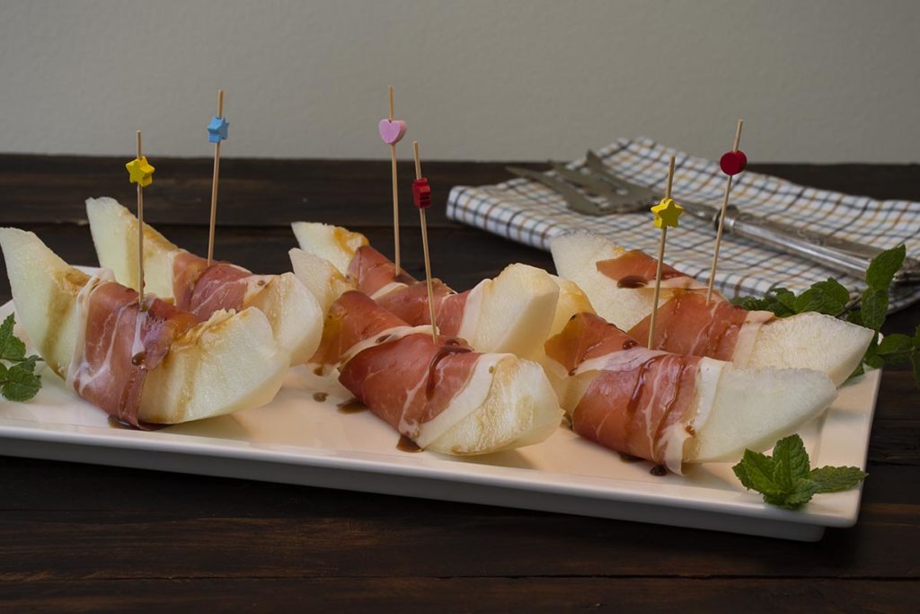 Melón con jamón con vinagreta dulce. NIVEL CELESTIAL - La Cocina de ...