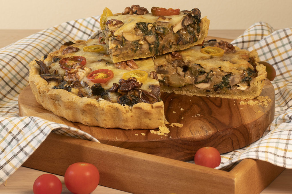 Quiche de champiñones, espinacas y puerros - La Cocina de Frabisa La ...